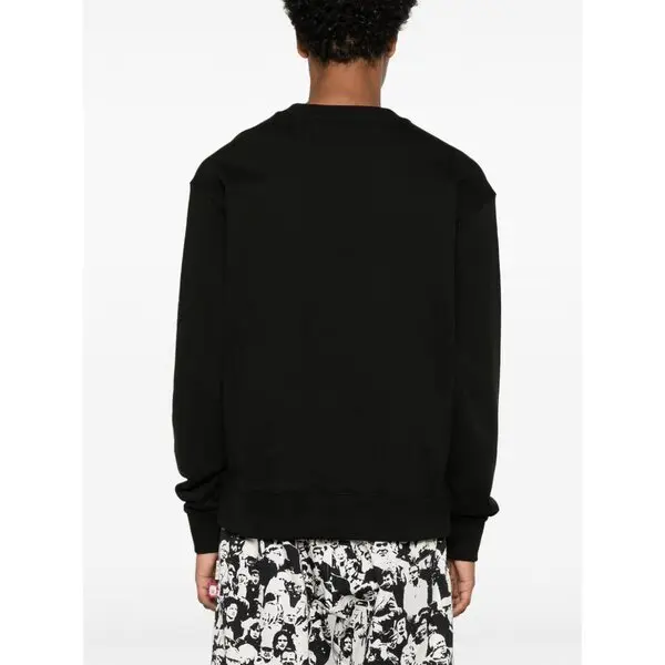 Kenzo Crewneck Drop Shoulder Sweatshirt With Logo Detail