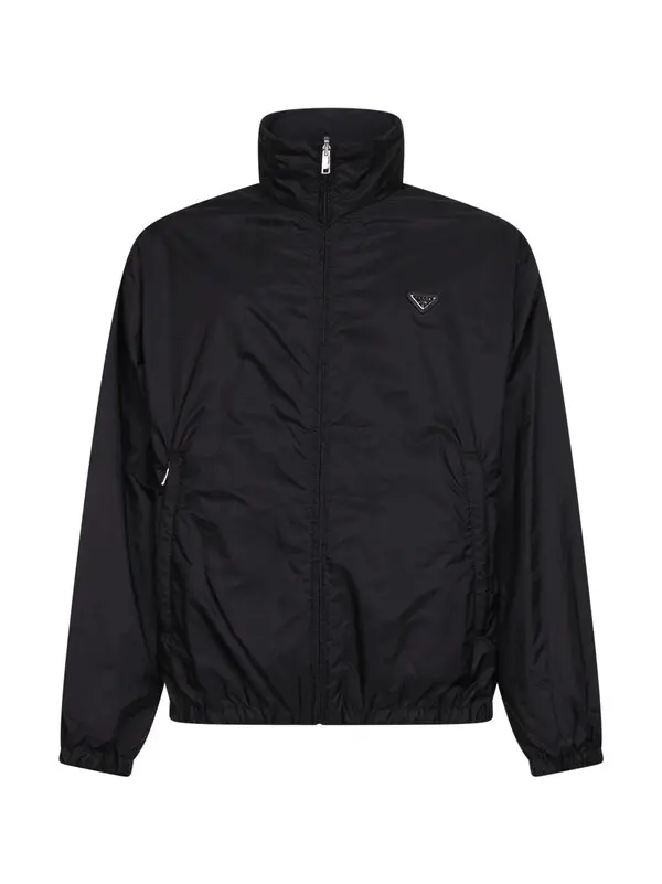 Prada Zip-up Reversible Jacket - Black/blue