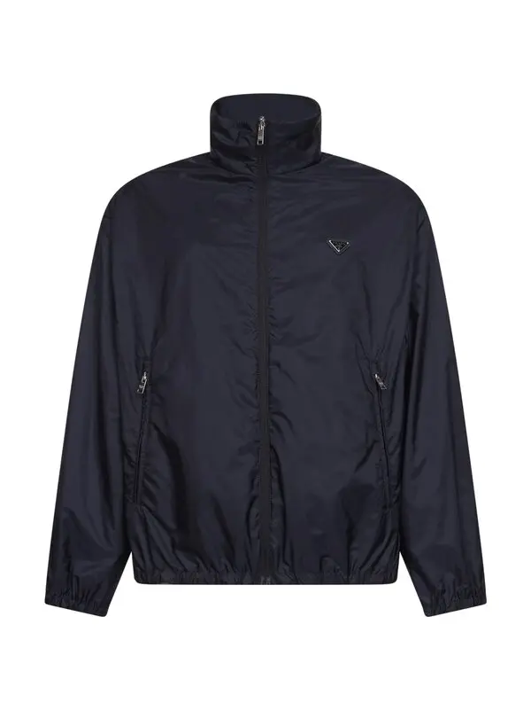 Prada Zip-up Reversible Jacket - Black/blue