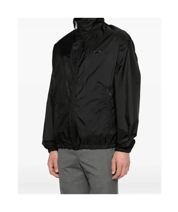 Prada Zip-up Reversible Jacket - Black/blue
