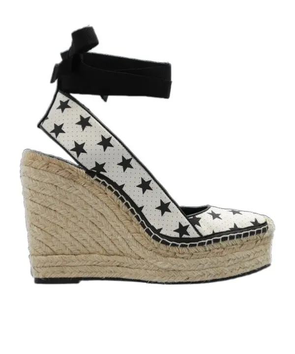 Balmain Star Print Espadrilles