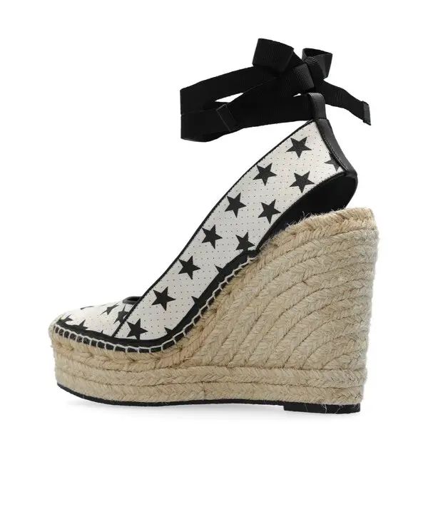 Balmain Star Print Espadrilles