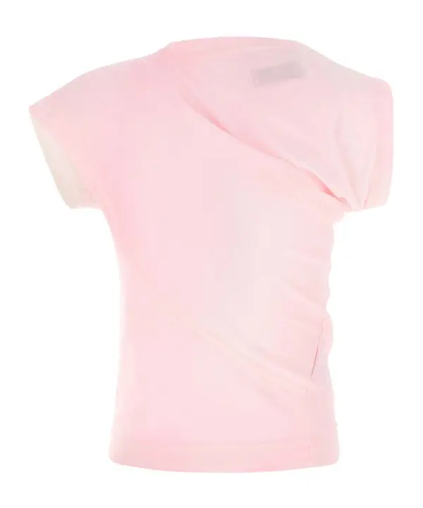 VIVIENNE WESTWOOD Asymmetrical T-shirt With Embroidered Logo - Pink