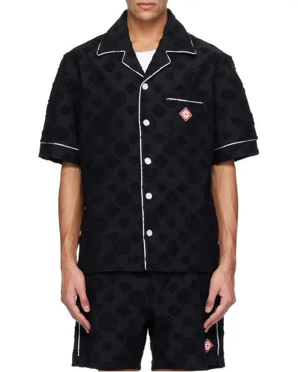Casablanca Patterned Piped Shirt