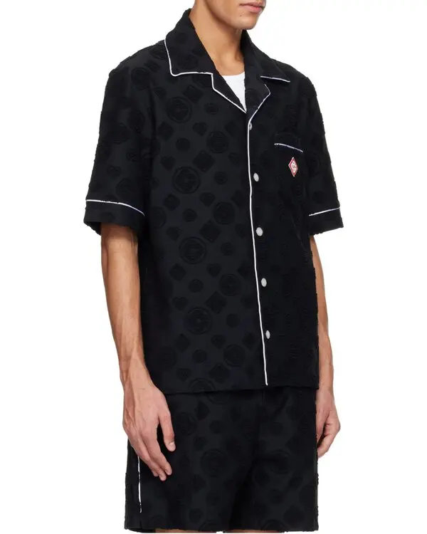 Casablanca Patterned Piped Shirt