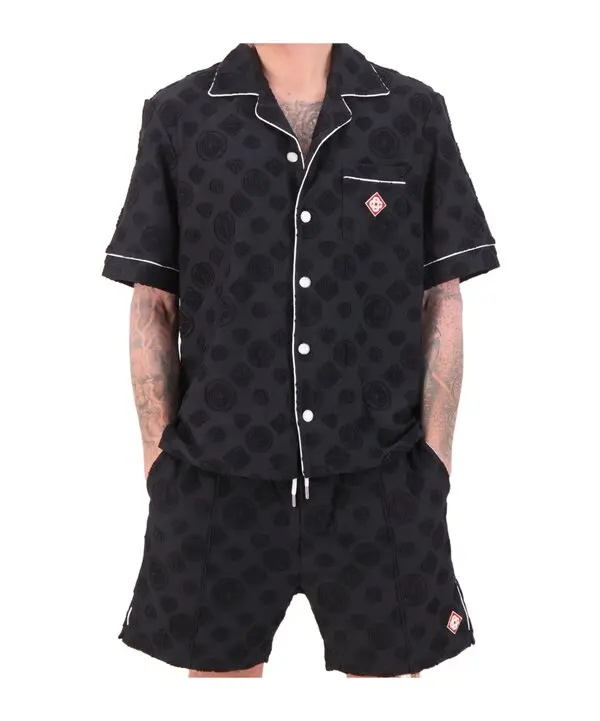 Casablanca Patterned Piped Shirt