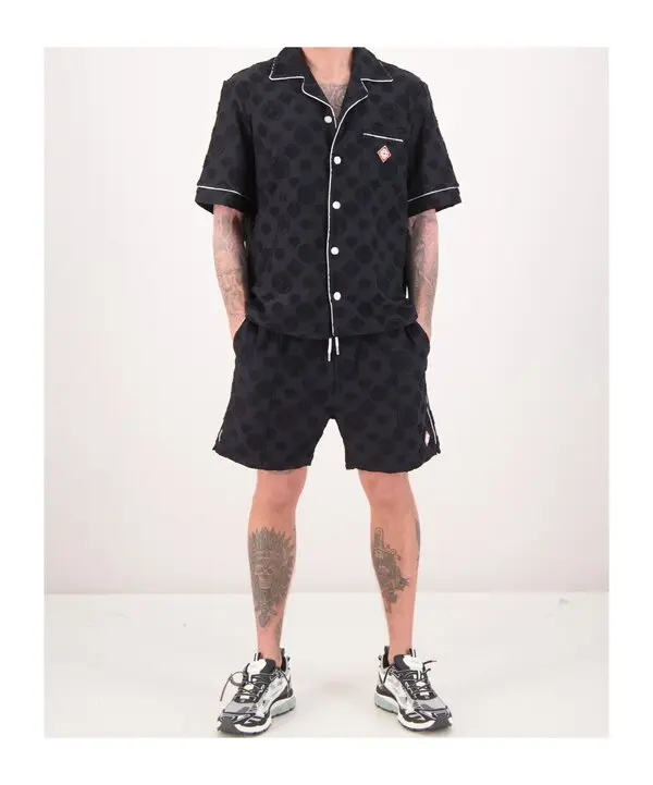 Casablanca Patterned Piped Shirt