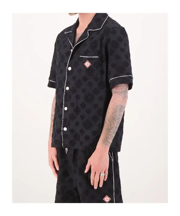Casablanca Patterned Piped Shirt