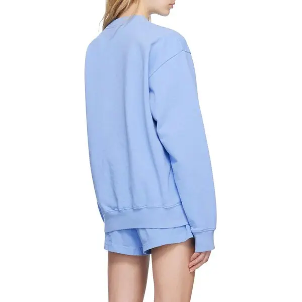 SPORTY  RICH Sporty & Rich "wellness" Logo Sweatshirt