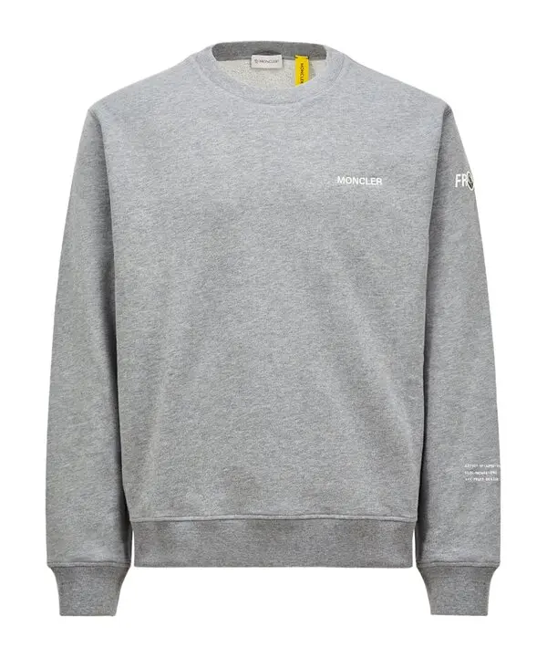 Moncler X Fragment Maxi Logo Cotton Sweatshirt