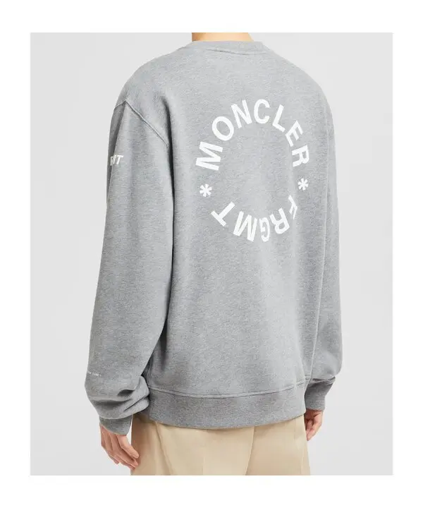 Moncler X Fragment Maxi Logo Cotton Sweatshirt