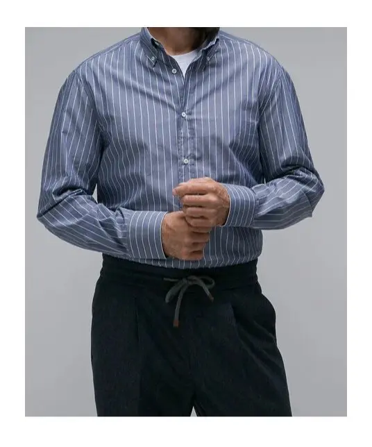 Brunello Cucinelli Long-sleeved Shirt - Blue