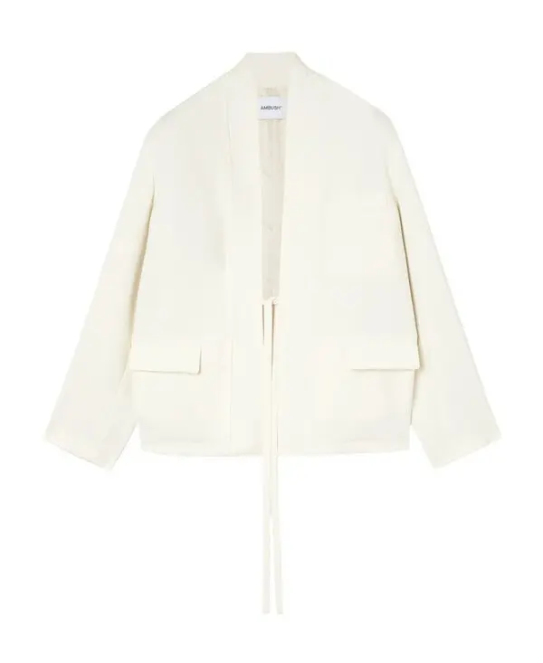 AMBUSH Deep V-neck Casual Jacket - White