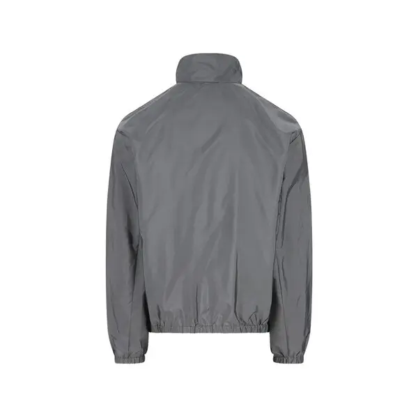 Prada Re-nylon Zip Windbreaker Jacket - Gray