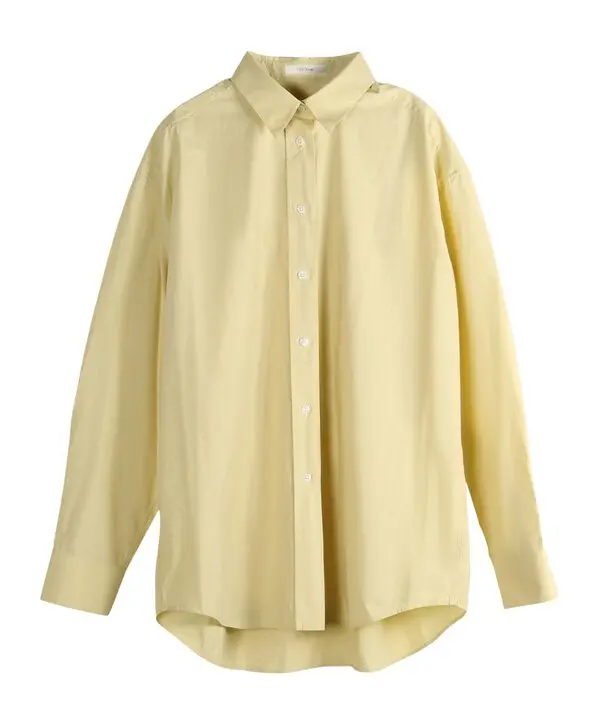 THE ROW Millerrina Long-sleeved Buttoned Shirt - Nude