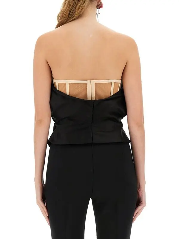 Magda Butrym Sculptural Bustier Top