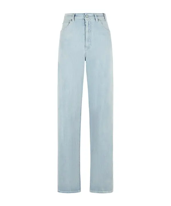 MAISON MARGIELA Straight Leg Jeans - Light Blue