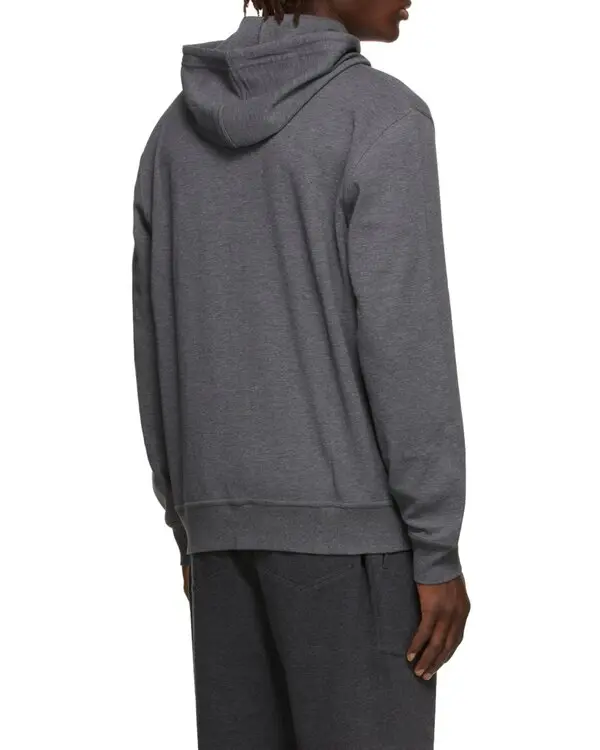 Brunello Cucinelli Zipped Hooded Sweatshirt - Grey