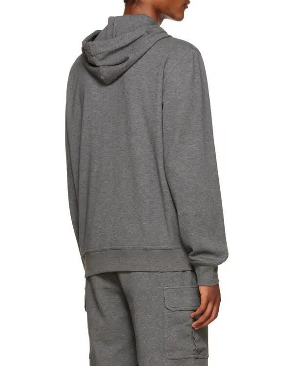Brunello Cucinelli Zipped Hooded Sweatshirt - Grey