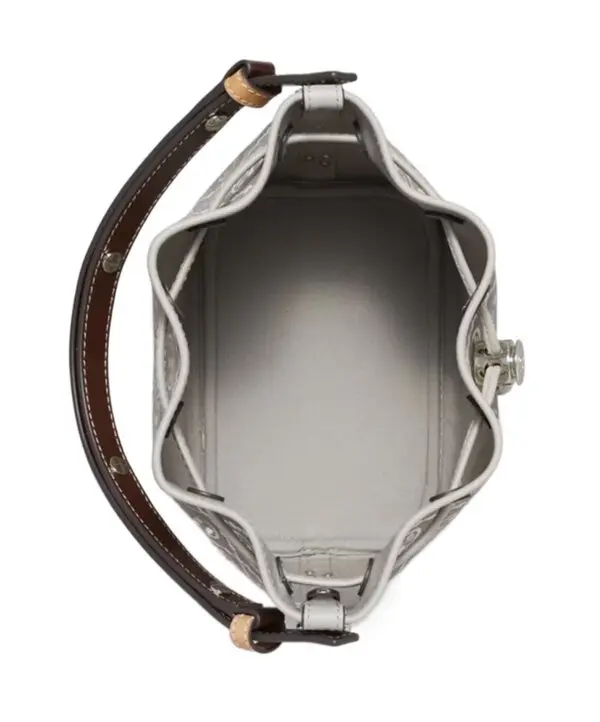 Tory Burch T Monogram Utility Bucket Bag - Grey