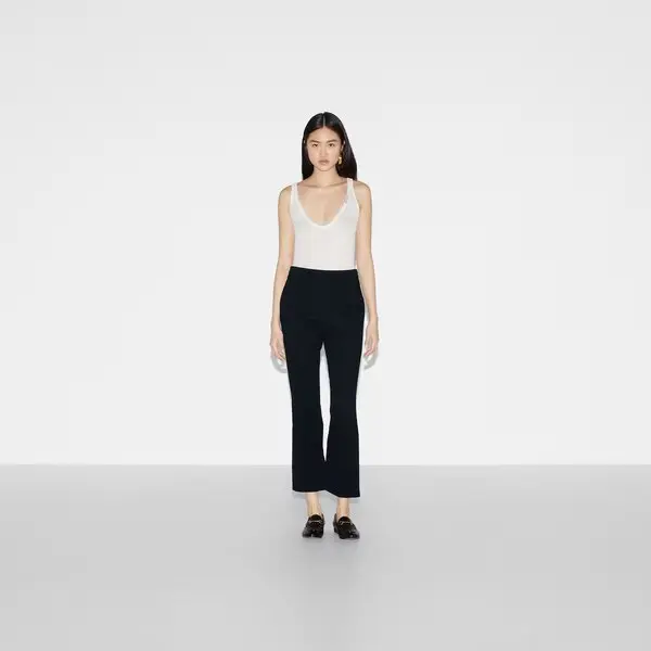 Gucci Bootcut Jersey Trousers