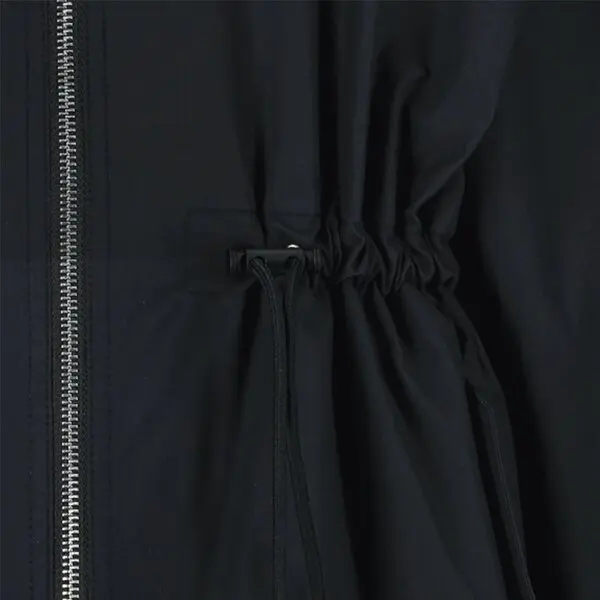 Burberry Cotton Blend Hooded Jacket - Black
