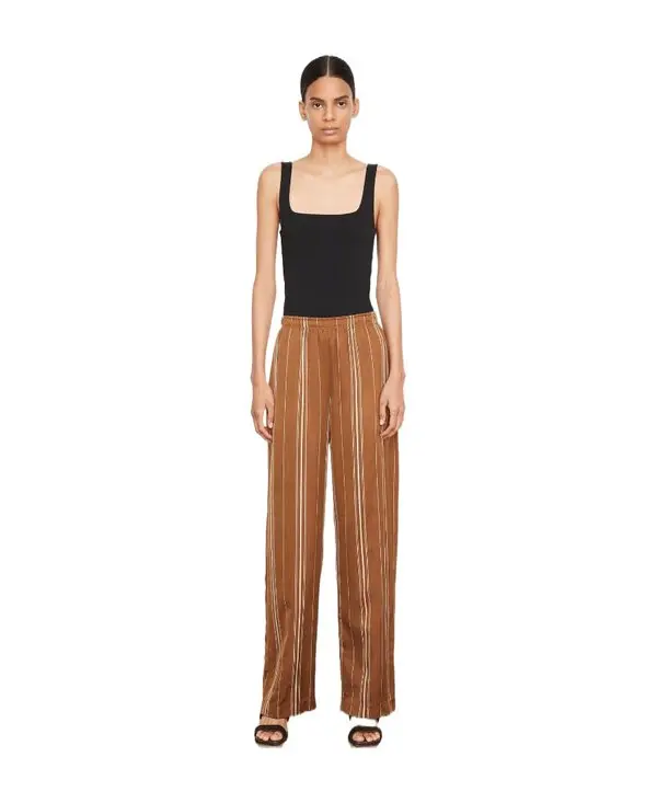 Vince Striped Palazzo Trousers