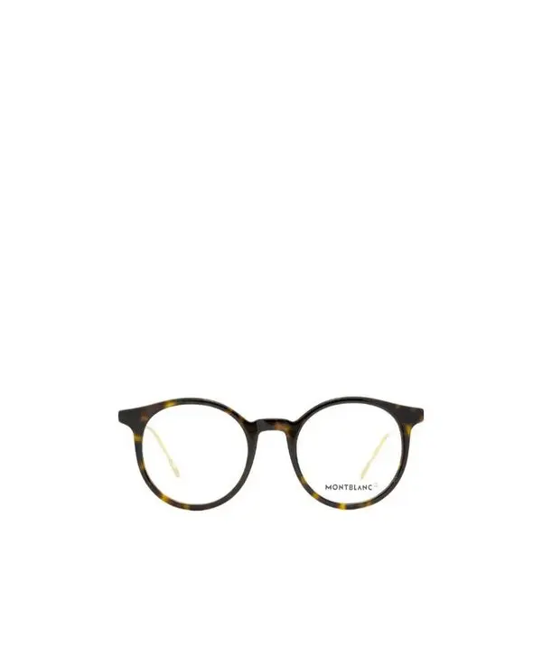Montblanc Eyeglasses With Round Frames - Black