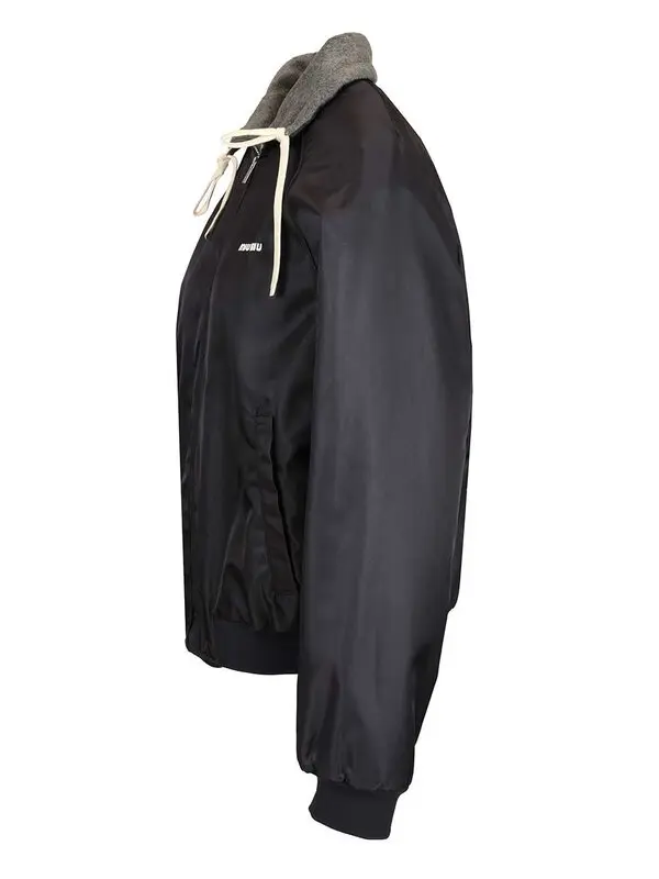 Miu Miu Reversible Bomber Jacket - Navy Blue