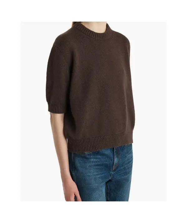 Khaite Short Sleeve Cashmere Jumper