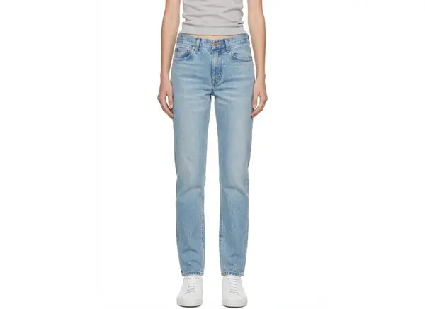 Celine Tess Jeans In Eclipse Wash Denim