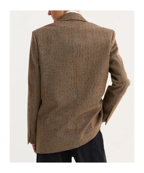 RÓHE Double Breasted Herringbone Blazer