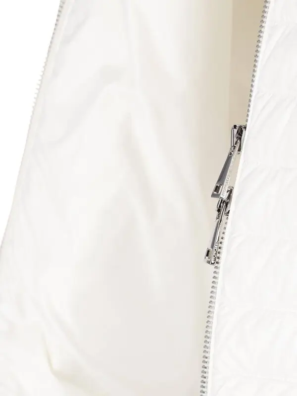 Moncler Quilted Panel Knitted Jacket