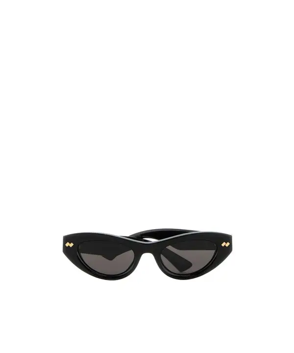 Bottega Veneta Cat Eye Frame Sunglasses - Black