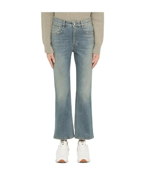 Stella McCartney Distressed Bootcut Jeans