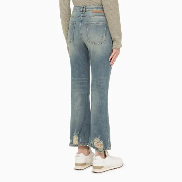Stella McCartney Distressed Bootcut Jeans