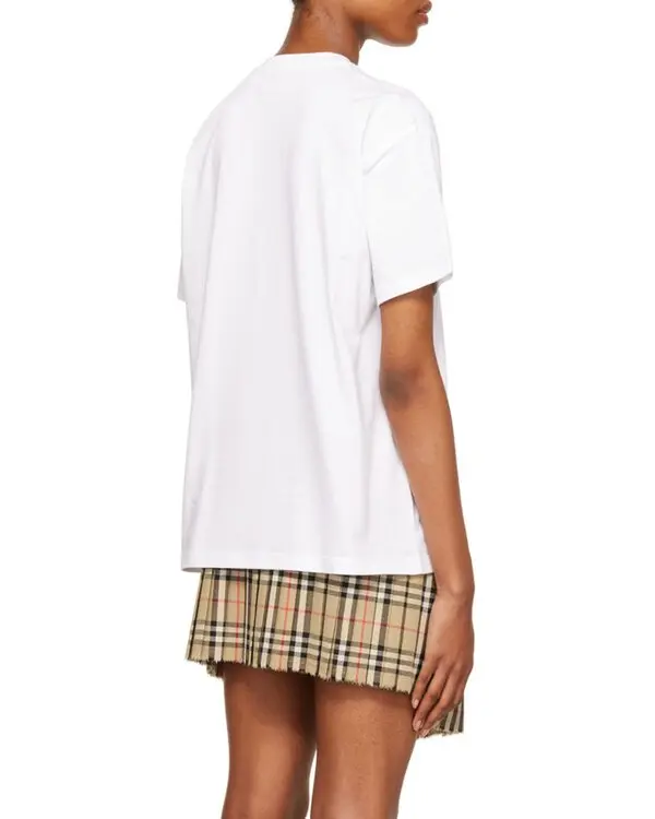 Burberry Logo Print Cotton T-shirt