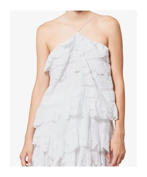 Isabel Marant Étoile Prisha Lace Top - White