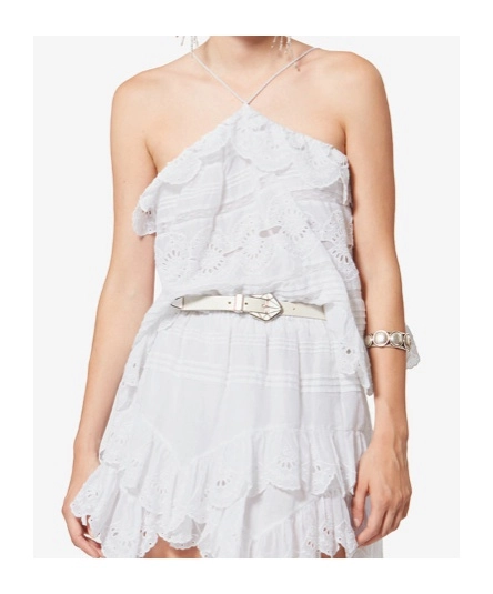 Isabel Marant Étoile Prisha Lace Top - White
