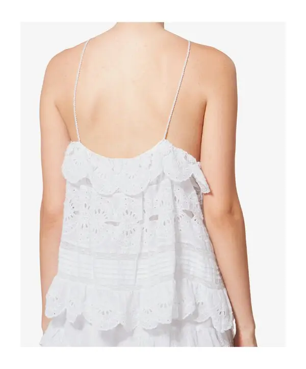 Isabel Marant Étoile Prisha Lace Top - White