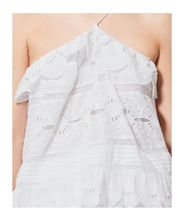 Isabel Marant Étoile Prisha Lace Top - White