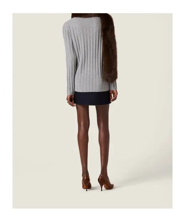 Miu Miu V-neck Knitted Jumper