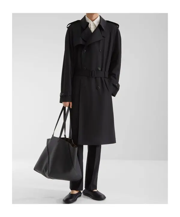 Fendi Double Breasted Belted Coat