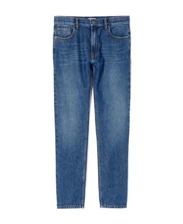 Kenzo Logo Straight Leg Jeans