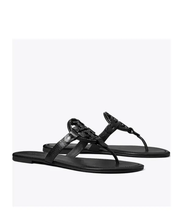 Tory Burch Miller Deco Sandals - Black