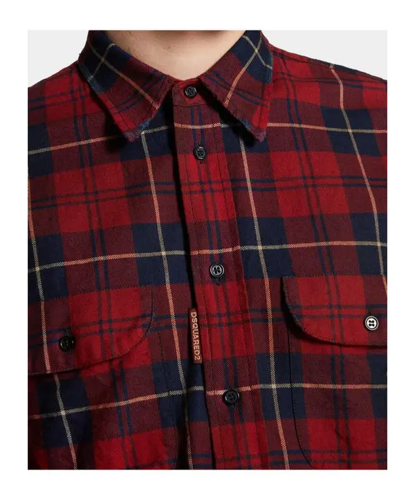 Dsquared2 Checked-pattern Shirt - Red