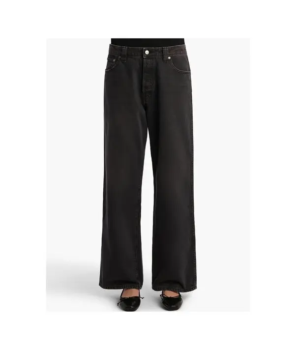 Khaite Wide-leg Button-fly Denim Jeans