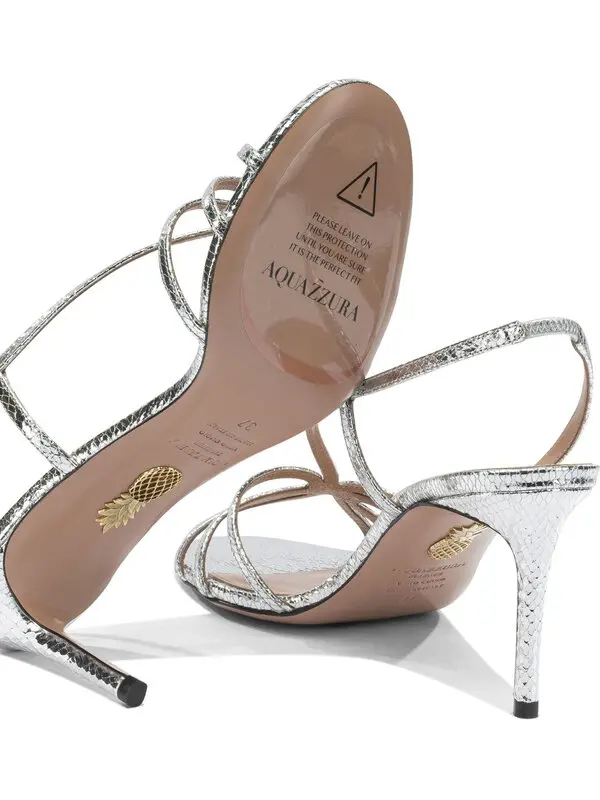 AQUAZZURA Talk To Me Sandals - White