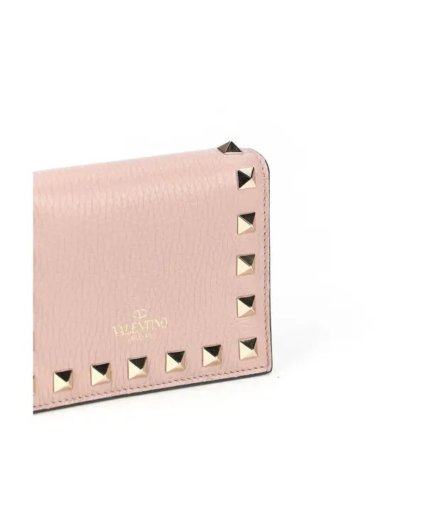Valentino Garavani Rockstud Foldover Top Wallet