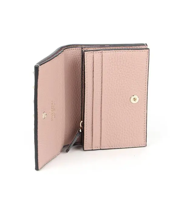 Valentino Garavani Rockstud Foldover Top Wallet